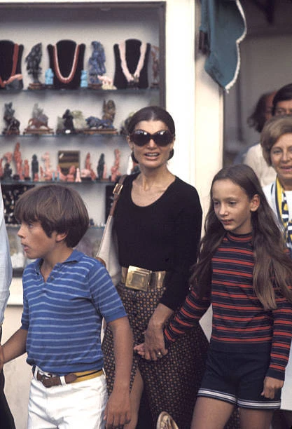 JACKIE ONASSIS LEE Radziwill And Children Tina And Anthony 1970 OLD ...