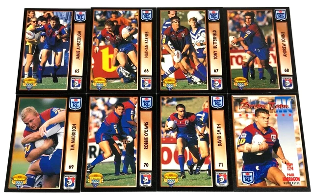 1994 DYNAMIC RUGBY League Series 2 Card Base Card Team Set-Newcastle (8 ...