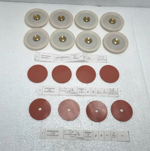 NAKAKITA DIAPHRAGM ASSEMBLY / diaphragm For Pilot Relay for NS732 And NS770C £153.10 - PicClick UK