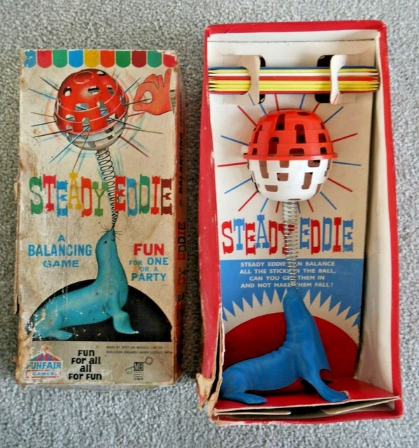 VINTAGE TRIANG SPOT-ON Steady Eddie Seal Balancing Game 1962 Rare Boxed ...