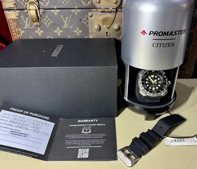 AUTH. CITIZEN PROMASTER Men's Dive Titanium Eco Drive Sports Watch ...