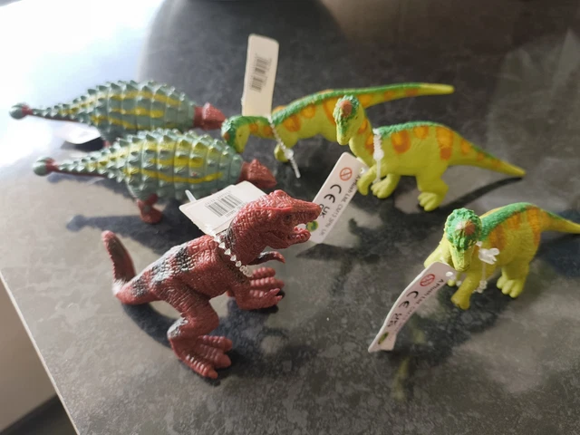 TOY DINOSAURS £1 Each New With Tags. cake toppers £1.16 - PicClick UK