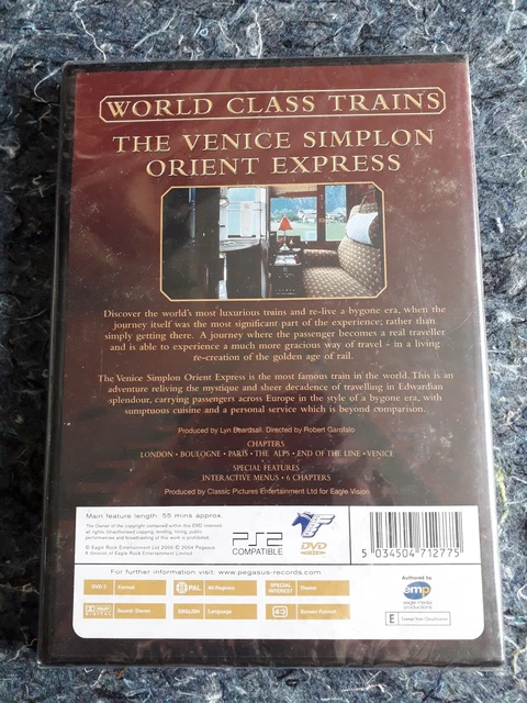 WORLD CLASS TRAINS: The Venice Simplon Orient Express DVD (2004) New ...