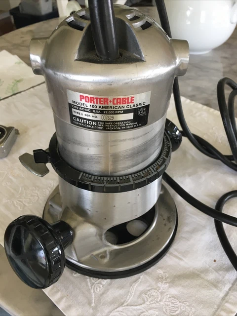 VINTAGE PORTER CABLE router model 100 American Classic $250.00 - PicClick