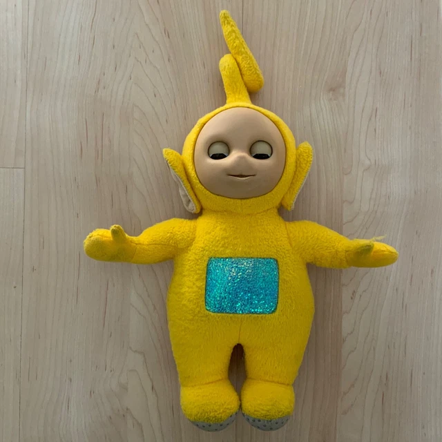 1996 TELETUBBIES LAA Laa Plush Yellow Toy by Golden Bear 13” £2.99 ...