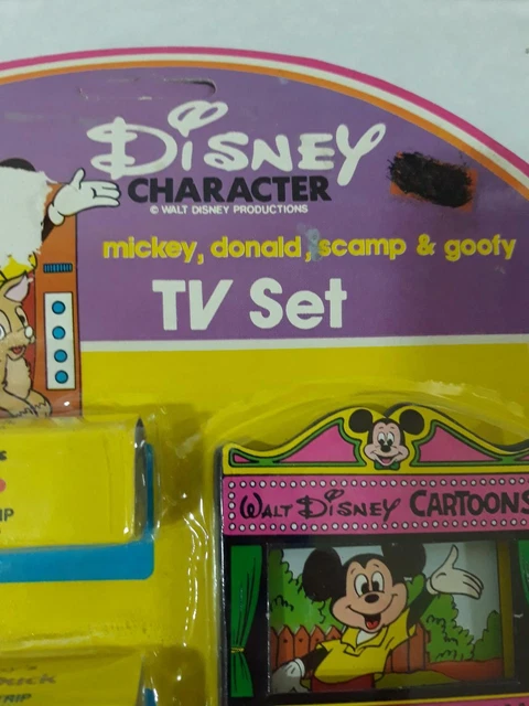 RARE VINTAGE 70´S Disney - Character TV Set - Kingsway Hong Kong # 26 ...