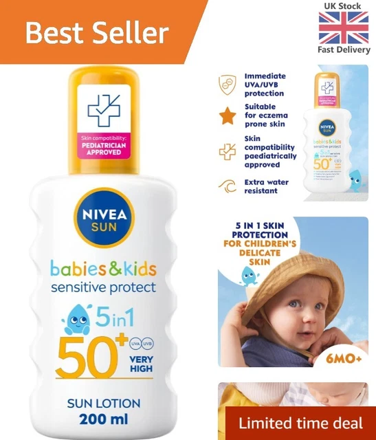 SUN KIDS PROTECT & Sensitive Spray 200ml Sunscreen Spray with SPF 50 ...