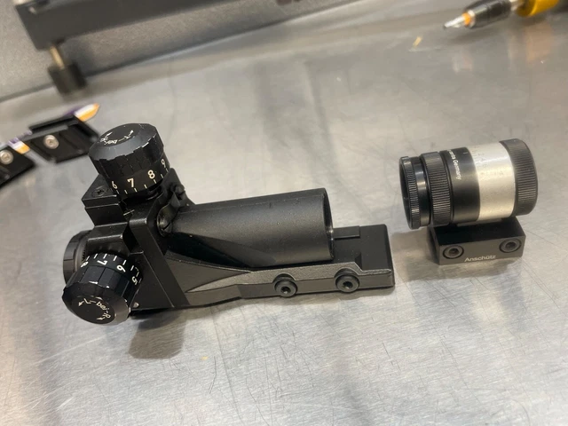 ANSCHUTZ DIOPTER MATCH Rifle Sight Set - Front And Rear - Target Sights ...