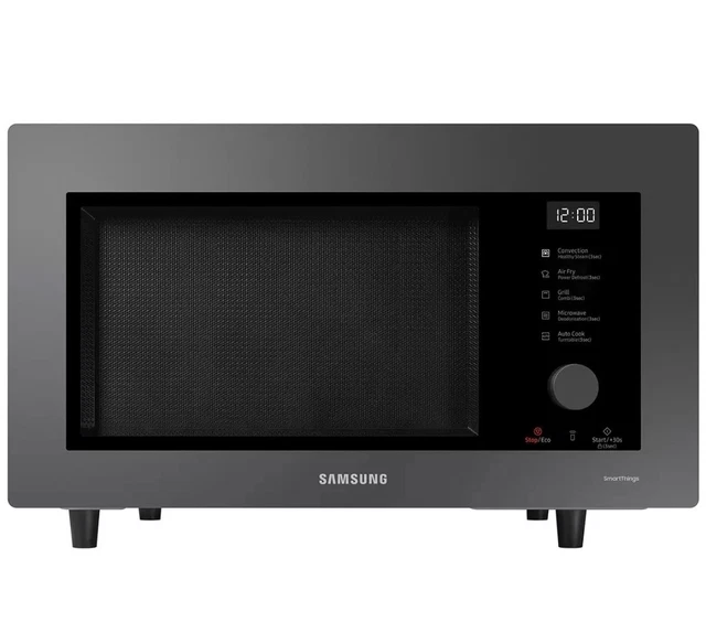 SAMSUNG SMART MICROWAVE Oven with Air Fryer and Steam, 32L MC32DB7746KC ...