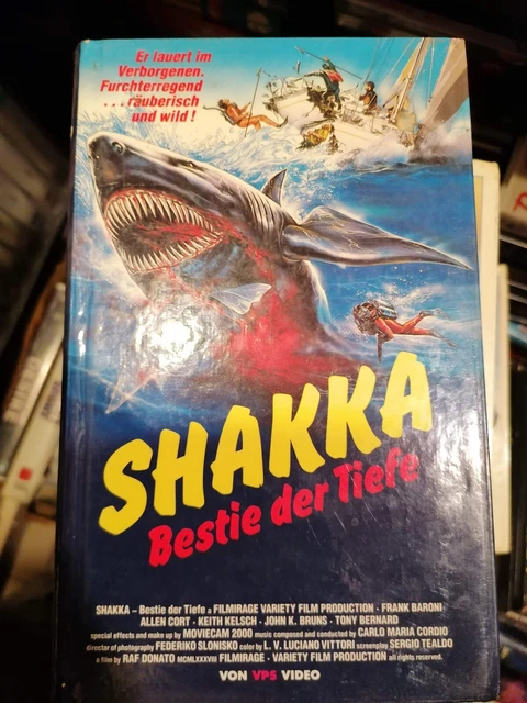 VHS RARITÄT: SHAKKA - Bestie Der Tiefe (1990) Uncut EUR 21,99 - PicClick DE