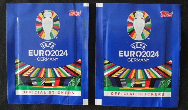TOPPS, UEFA EURO 2024 Germany: 2 bustine di stickers EUR 3,00 - PicClick FR