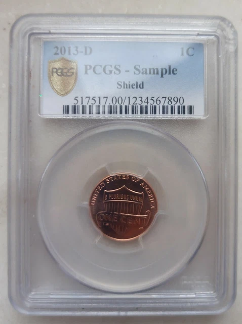 RARE PCGS SAMPLE 🔷🔷 UNITED STATES AMERICA USA 🔷 1 ONE Cent 2013 D ...