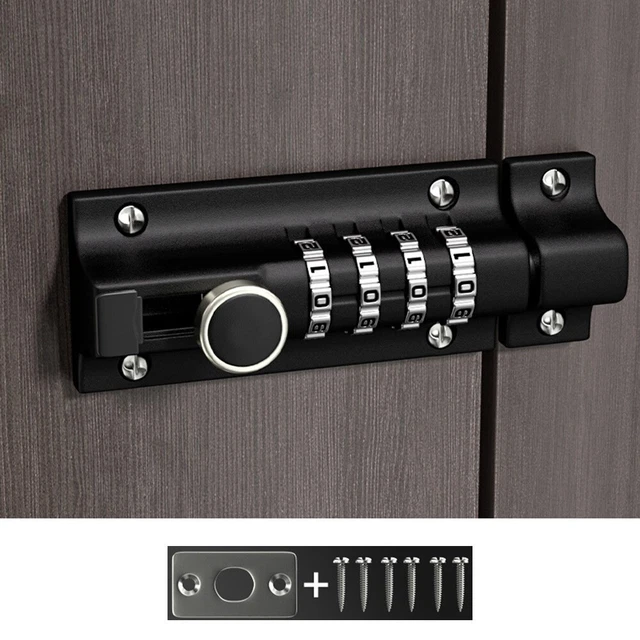 SERRURE À SERRURE combinée antirouille pour sécurité de porte extérieure co EUR 21,61 - PicClick FR