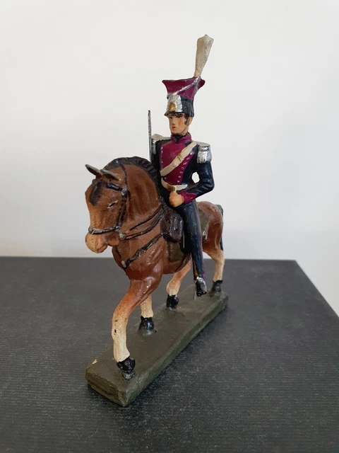ELASTOLIN LINEOL OFFIZIER zu Pferd Napoleonischer Krieg France Militär WK Masse EUR 149,99 ...