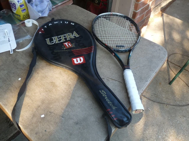 RAQUETTE DE TENNIS Wilson Ultra Ti Stretch Ti/Graphite 4 5/8 avec ...
