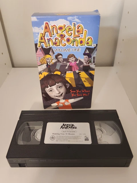 ANGELA ANACONDA (VHS) Volume 1 cartoon animated video NTSC $54.99 ...