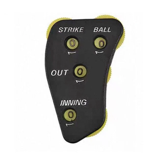 REFEREE INDICATOR BASEBALL Clickers 4 Wheel Umpire Indicator Scorer ...