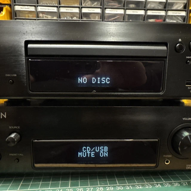 DENON DRA-F109DAB DAB/DAB+ amp & DCD-F109 CD player Mini Component ...