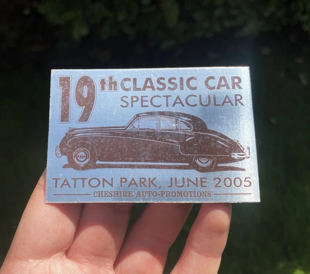 19TH CLASSIC CAR Spectacular Tatton Park Plaque Badge Sign EUR 45,61 ...