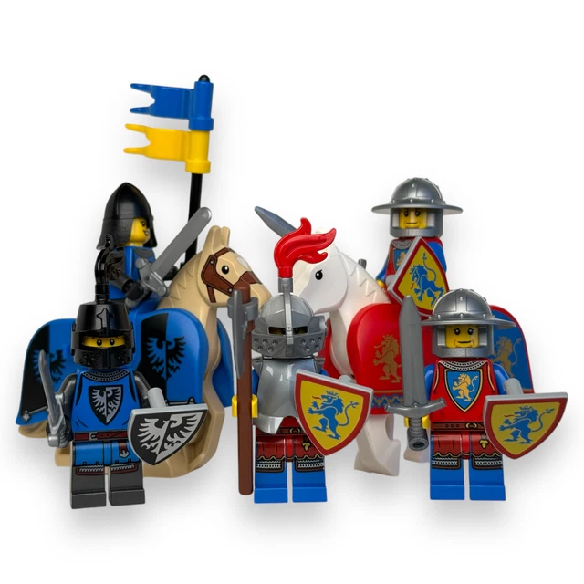 LEGO® MINIFIGUREN BLACK Falcons / Lion Knights (Ritter / Pferd ...