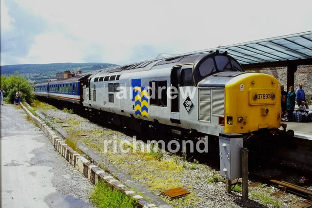 37893 CLASS 37 Taff Vale Triumph Railtour 22 Jun 1991 Original 35mm ...