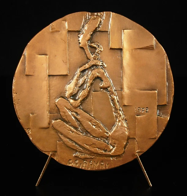 MÉDAILLE GUY-CHARLES REVOL Automédaille dap sculpture "la jeunesse ...
