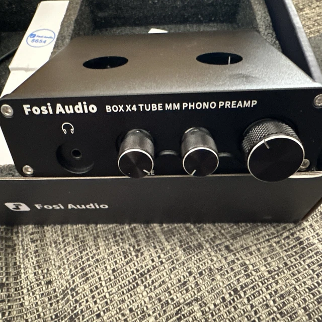 FOSI AUDIO BOX X4 Phono Preamp Headphone Amplifier/Preamplifier Hi-Fi ...