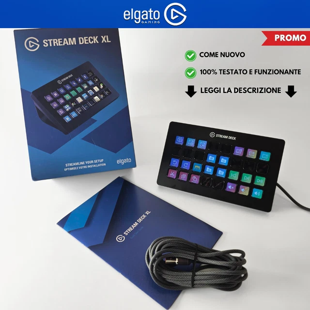 ELGATO CONTROLLER STREAM DECK XL Avanzato da Studio professionale 32 ...