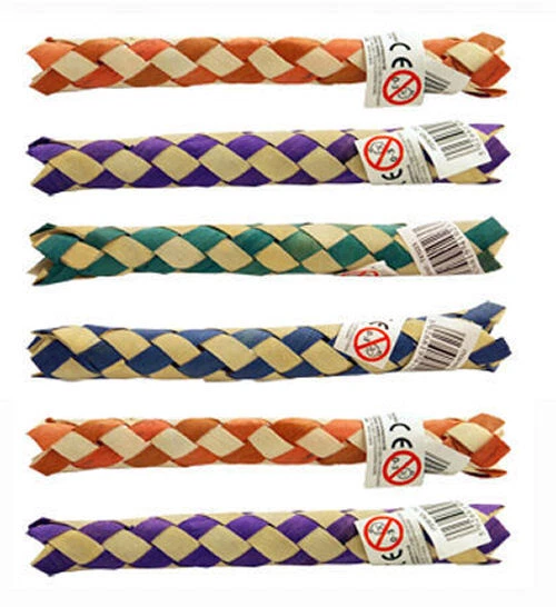 6 LARGE BAMBOO Finger Traps - Pinata Toy Loot/Party Bag Fillers Chinese ...