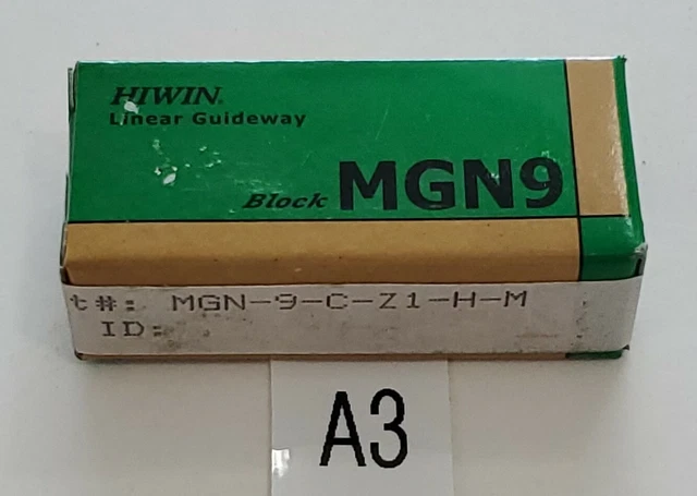 *NEW FACTORY SEALED* Hiwin MGN-9-C-Z1-H-M Linear Guideway Block MGN9 ...