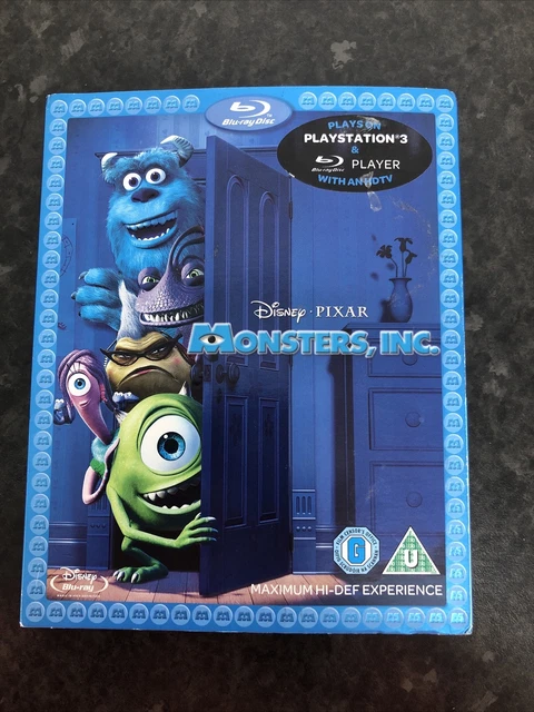MONSTERS, INC BLU-RAY (2009) John Goodman Bonus Disc Cert U Disney ...