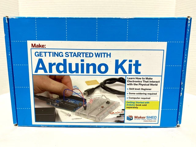 MAKER SHED MAKE: Getting Started W/ Arduino Uno Kit GSWA And ALL ...
