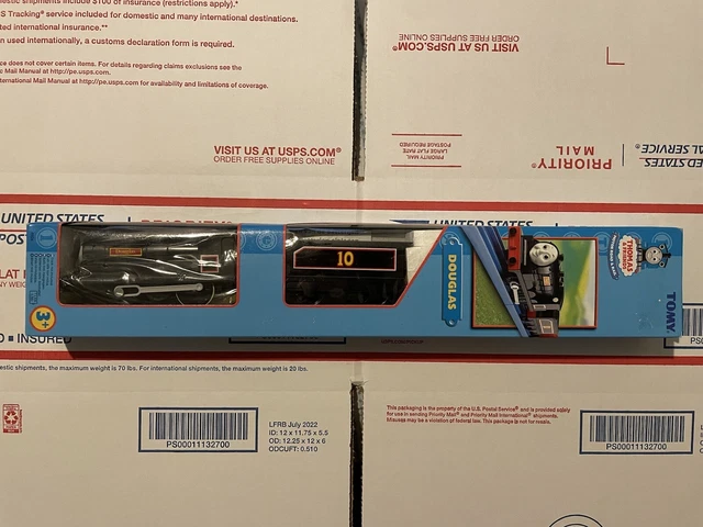 NIB RARE TOMY Trackmaster Thomas & Friends Motor Road & Rail Douglas ...