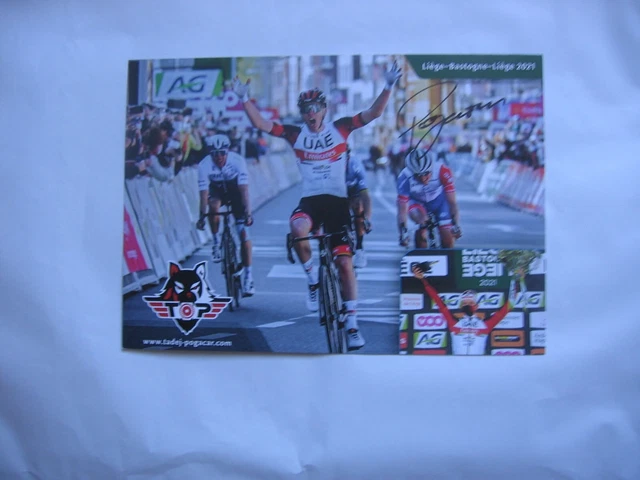 CYCLISME - AUTOGRAPHE - carte signée Tadej Pogacar EUR 10,00 - PicClick FR