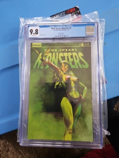 MARK SPEARS MONSTERS #6 Mark Spears "Vampirella" Variant Cover C - CGC ...