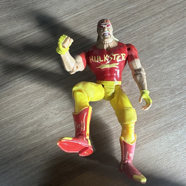 WWE WCW HULK Hogan Wrestling Figure Toybiz 2000 Power Slam WWF Marvel £0.99 - PicClick UK