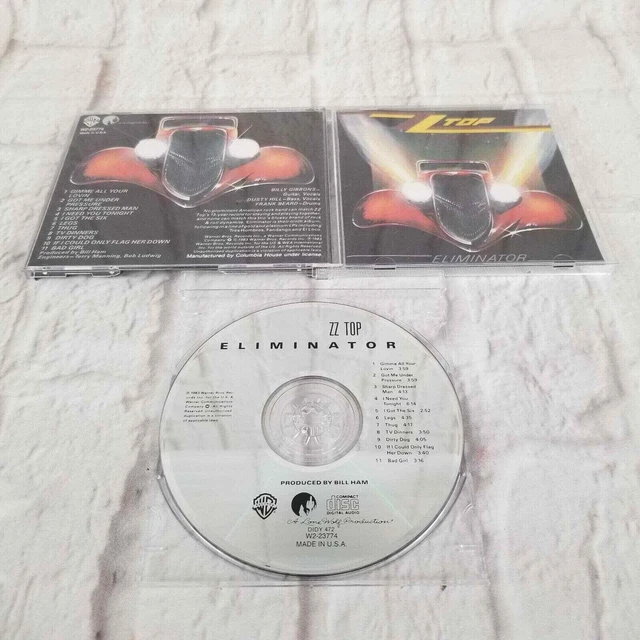 ZZ TOP ELIMINATOR dadc Hub CD no barcode digital audio disc corp $23.18 ...