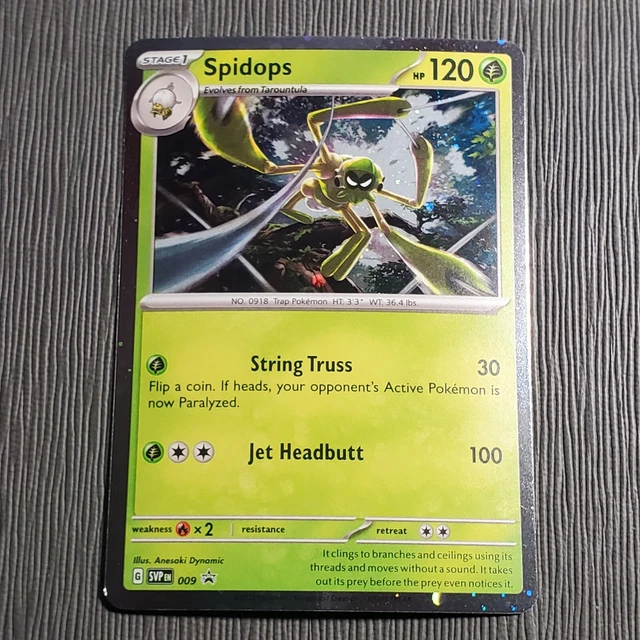 SPIDOPS - SVP009 - SVP Black Star Promos LP, English Pokemon SV Black ...