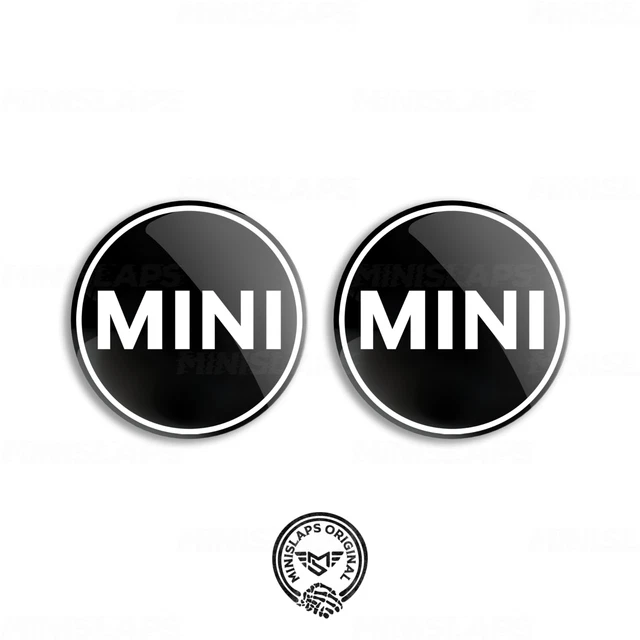 MINI COOPER S JCW Gel Domed Badge Overlay White & Black Gen 2 R55 R56 ...