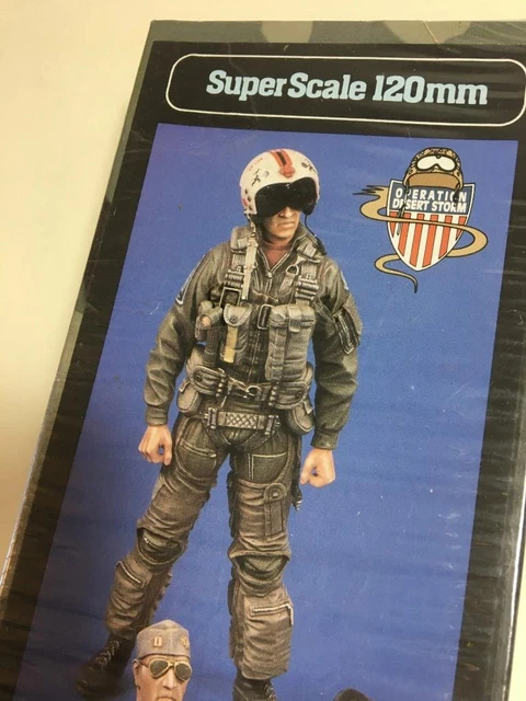 TOP GUN US Navy Pilot 120mm Superscale figure Verlinden model kit £23. ...