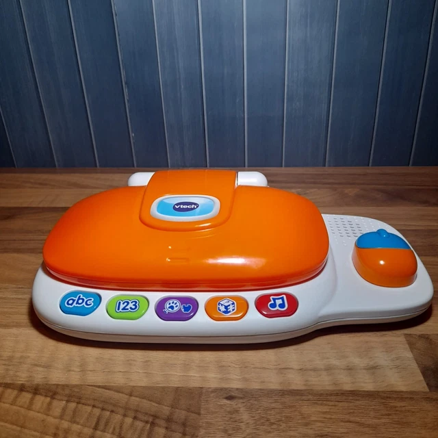 VTECH MY LAPTOP Orange Tote And Go Preschool Educational Computer £11. ...