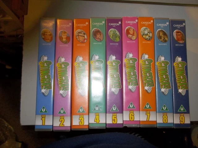 VERY RARE LTD Edition Stingray 9 Vhs Video Set, The Complete Series £14 ...