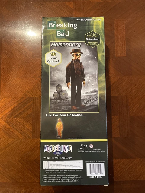 BREAKING BAD HEISENBERG DEALER 17" Talking Action Figure Doll Walter ...