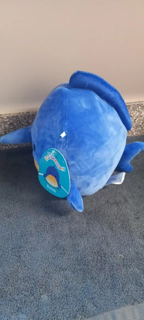 SQUISHMALLOW SWISH 8 Inch USA Import BNWT Fish Blue Rare Htf Soft Plush ...