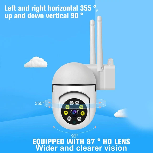 5G WIFI IP PTZ Camera Wireless CCTV 1080P HD IR Smart Security Cam Home ...