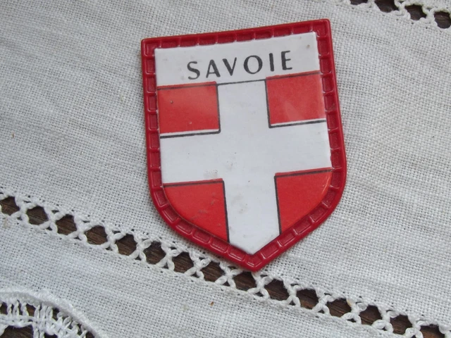 ÉCUSSON BADGE BLASON publicitaire armoiries SAVOIE REGILAIT EUR 2,00 - PicClick FR
