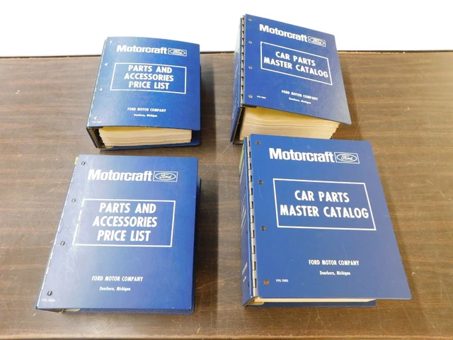 ORIGINAL OEM FORD 1965 1972 Master Parts Text Illustrations Book ... ORIGINAL OEM FORD 1965 1972 Master Parts Text Illustrations Book ...