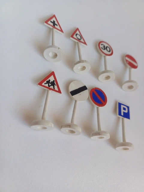 VINTAGE LEGO SYSTEM Street Signs 8 pcs £13.99 - PicClick UK