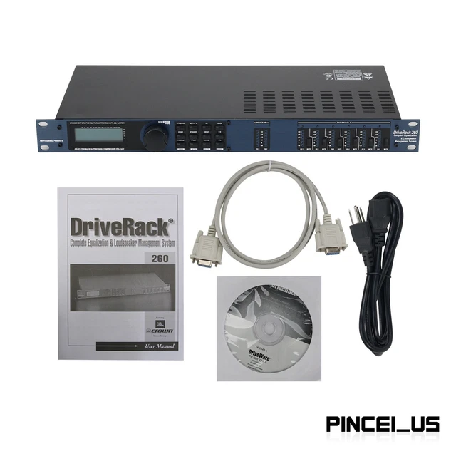 DRIVE RACK 260 Loudspeaker Management System Audio Processor 2 Input 6 ...