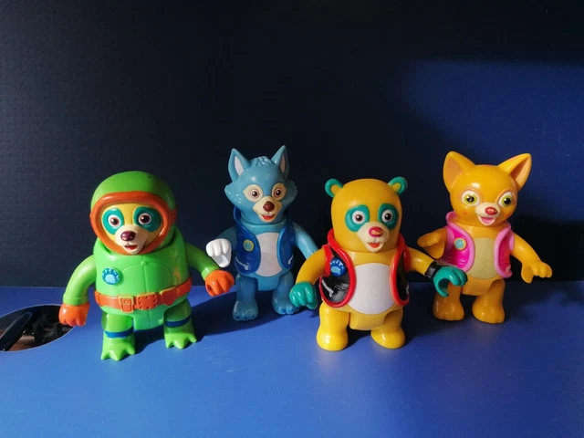 VINTAGE DISNEY JUNIOR Special Agent Oso Figure Bundle ~ Wolfie, Dotty ...